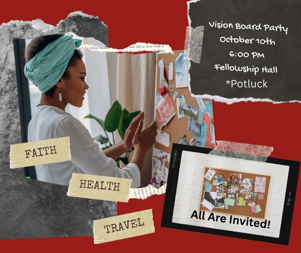 Cornerstone Church Faith-Based Vision Board Party-Special Events